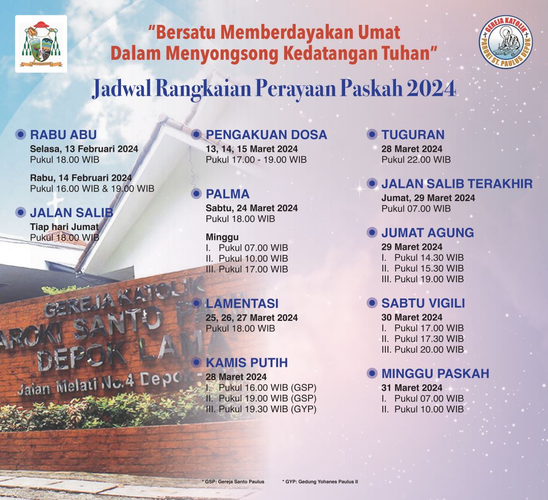 Paroki St Paulus Depok – Servite In Caritate