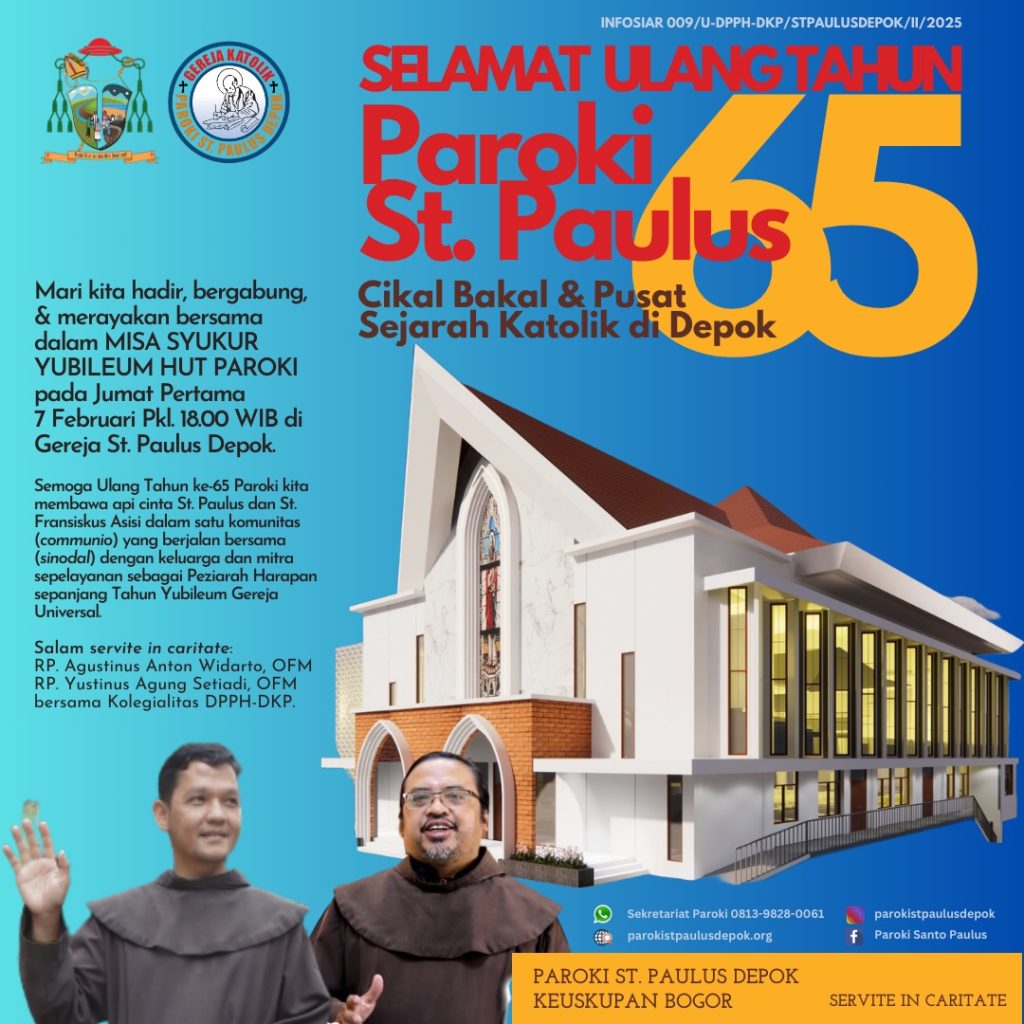 Paroki St. Paulus Depok – Servite In Caritate