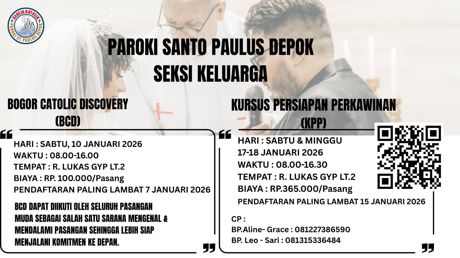 Paroki Santo Paulus Depok – Servite In Caritate