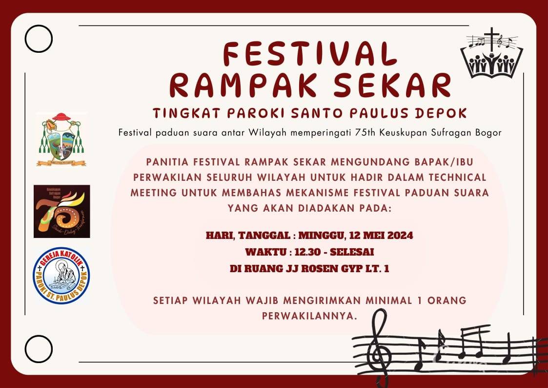 Paroki St Paulus Depok – Servite In Caritate